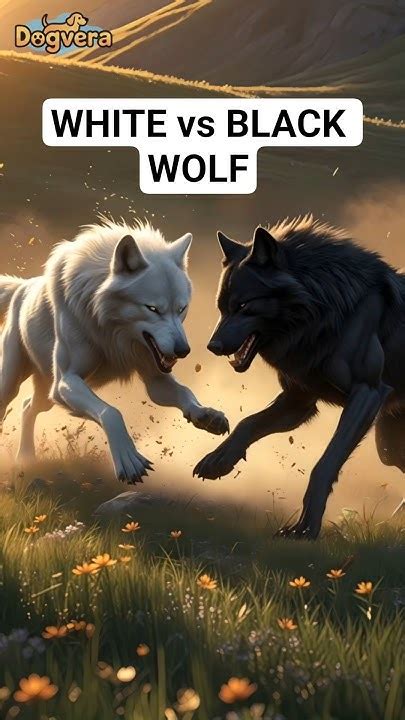 White Wolf Vs Black Wolf The Fight For Loyalty Youtube