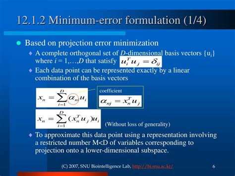 ppt ch 12 continuous latent variables pattern recognition and