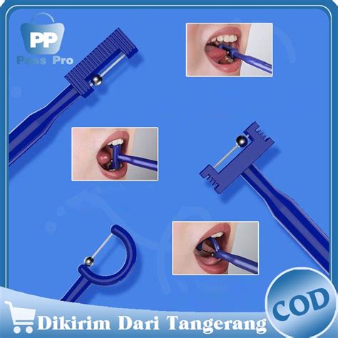 jual isi 3 tongue tip exercise set alat pelatih fleksibilitas ujung