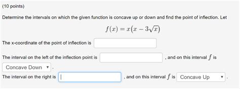 Solved Points Determine The Intervals On Which The Given Chegg