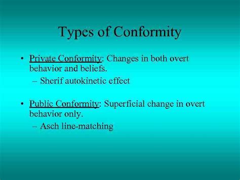 Group Influence What Is Conformity One