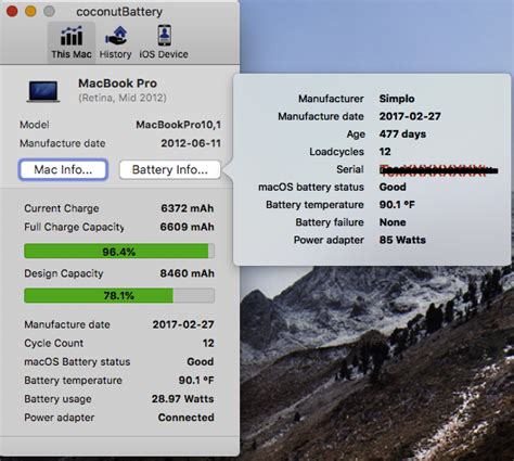 Macbook Retina New Battery Capacity Decreasing Within Days MacRumors Forums