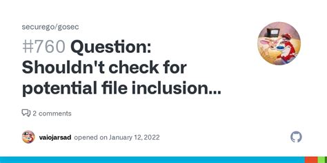 question shouldn t check for potential file inclusion via variable for