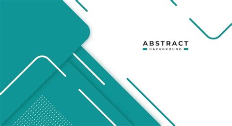 Premium Vector Abstract Turquoise Background Geometric Shape Paper Layers With Copy Space For