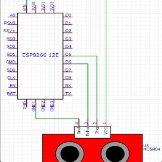 Schematic Diagram Of Motions Sensor HC SR And NodeMCU ESP Download Scientific Diagram