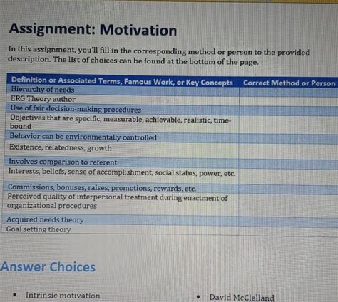 Solved Assignment Motivationin This Assignment Youll Fill