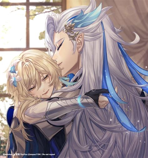 Lumine And Neuvillette Genshin Impact Drawn By Xiayou1104 Danbooru