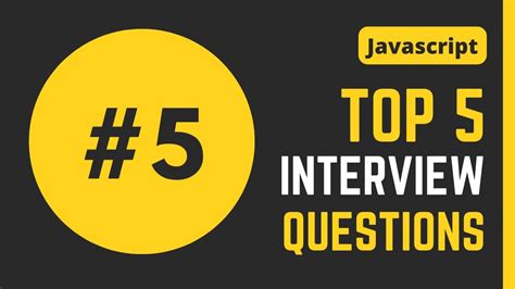 Top 5 Frontend Javascript Output Based Interview Questions Part 5 Youtube