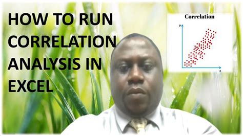 How To Run Correlation Analysis In Microsoft Excel Worksheet Step By Step Data Analytics Youtube