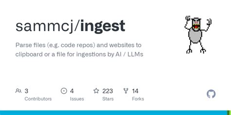 Sam Mcleod On Linkedin Github Sammcjingest Parse Files Eg Code Repos To Clipboard Or A