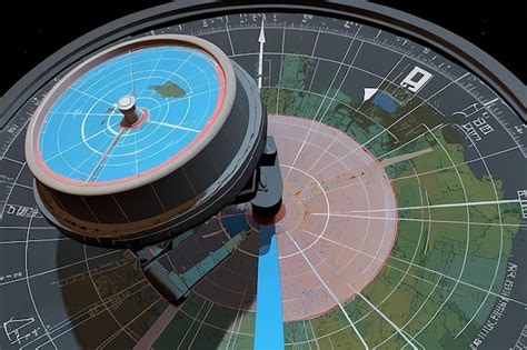 3d Radar Navigation Premium Ai Generated Image