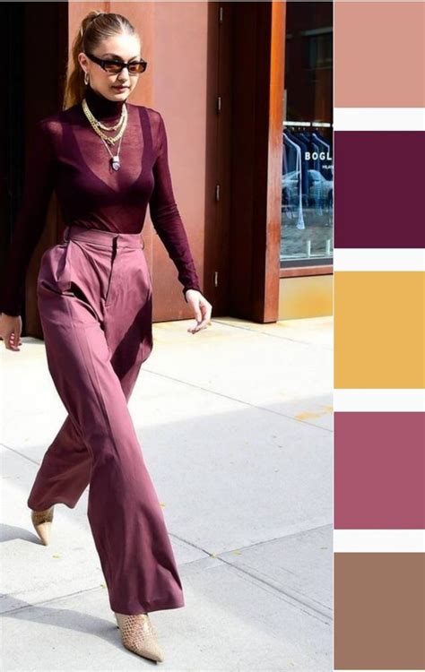 Mauve Color Palette Clothes