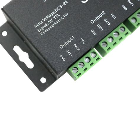 4CH SPI Signal Amplifier SP901E For Programmable LED Light Strips CONAMP DC 2