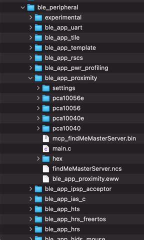 NRF Connect SDK Missing Proximity App Example Present In NRF SDK Nordic Q A Nordic