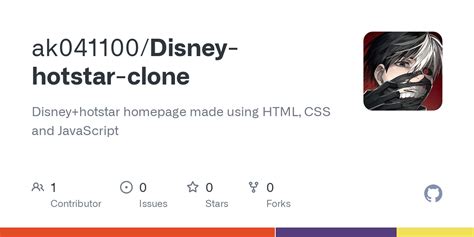 GitHub Ak041100 Disney Hotstar Clone Disney Hotstar Homepage Made