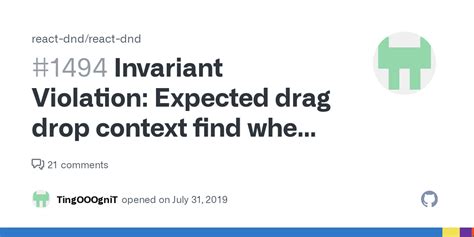 invariant violation expected drag drop context find when deploy to server · issue 1494 · react