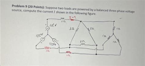 solved suppose two loads are powered by a balanced three