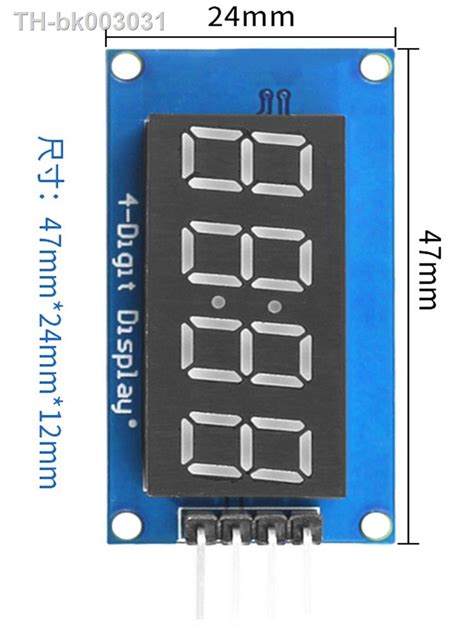 tm1637 led display module for r3 7 segment 4 bits 0 36 inch clock red