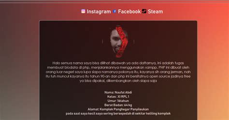 Biodata Php ~ Insctech