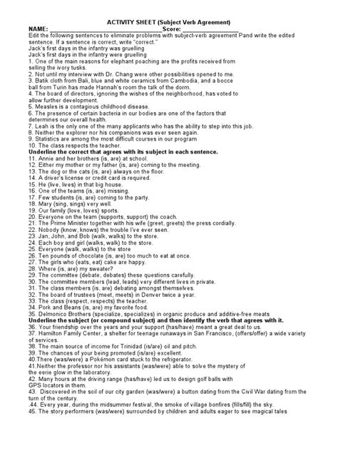activity sheet sva pdf