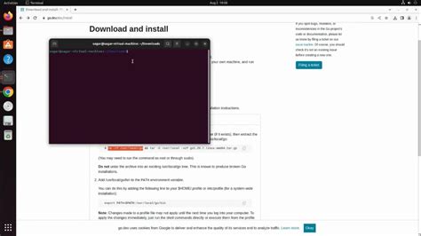 golang installation on ubuntu for beginners youtube