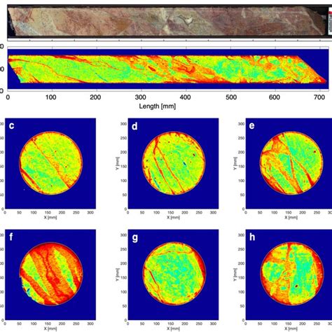comparison of a the multi‐sensor core logger‐i image b the x‐ray