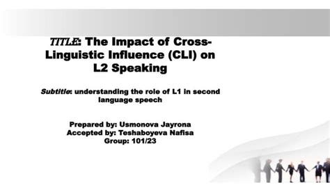 Cross Linguistic Cross Linguistic Influencepptx