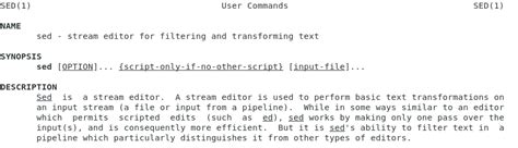 linux stream editor sed a stream editor sed is used to perform