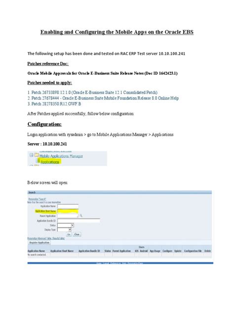 Enabling The Mobile Apps On The Oracle Ebs Pdf