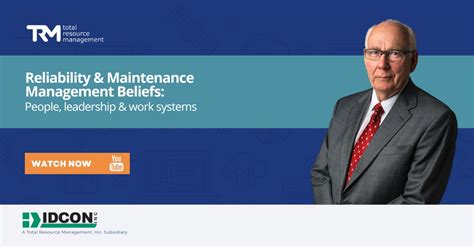 Total Resource Management On Linkedin Reliability And Maintenance Management Beliefs People