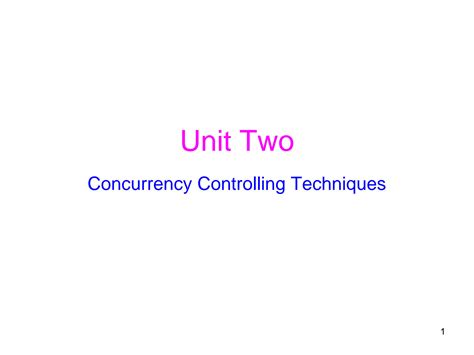 SOLUTION Chapter Concurrency Control Techniques Studypool