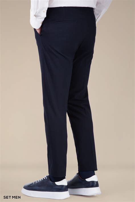 شلوار پارچه ای مردانه کمر ایتالیایی پوشاک مردانه ست من