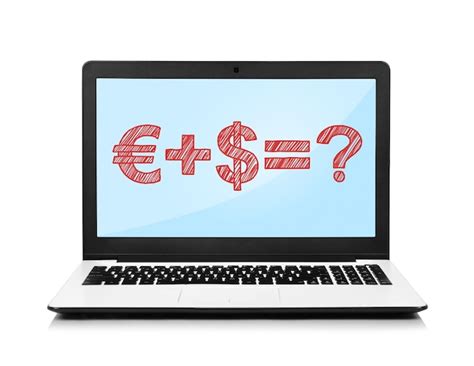 Premium Photo Laptop With Formula