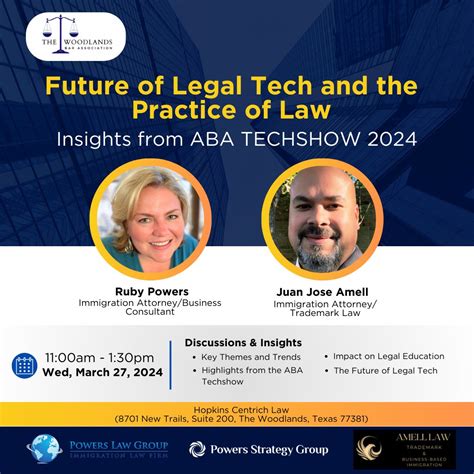 Ruby Powers On Linkedin Legaltech Futureoflaw Abatechshow Woodlandsbarassociation…