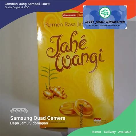 Permen Jahe Wangi Sidomuncul 1box 15 Sachet Lazada Indonesia