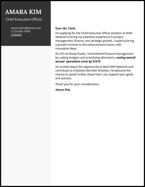 5 Executive Cover Letter Examples
