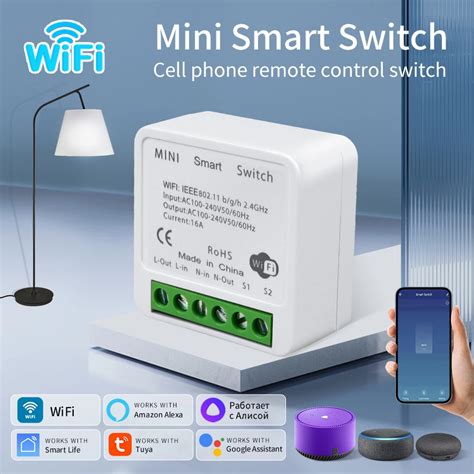 Tuya 16A 20A WiFi Smart Switch Module With RF 433Mhz 2 Way Control Breaker Works With Alexa