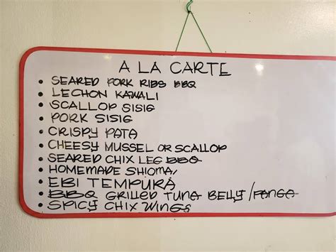 Menu At Itchoy Batchoyan Sa Cebu By Pares Batchoy Food House Restaurant Cebu City