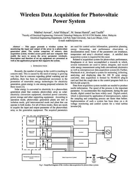 PDF Wireless Data Acquisition For Photovoltaic Power System Copy DOKUMEN TIPS