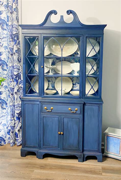 Blue China Cabinet