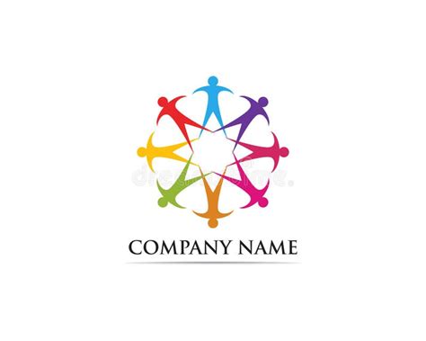 Unity People Logo And Symbol Vector Stock Vector Illustration Of