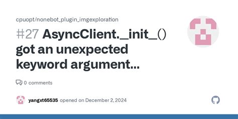 AsyncClient Init Got An Unexpected Keyword Argument Proxies Issue 27 Cpuopt Nonebot