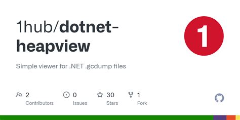 GitHub Hub Dotnet Heapview Simple Viewer For NET Gcdump Files