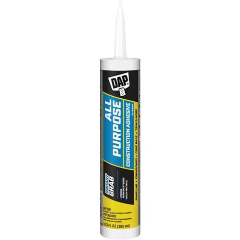 Dap Dap 10 3 Oz All Purpose Construction Adhesive Elitsac Inc