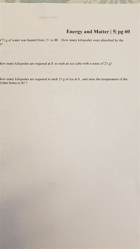 Solved Unit 1 Labs Density And Specific Gravity 3 Pg 31