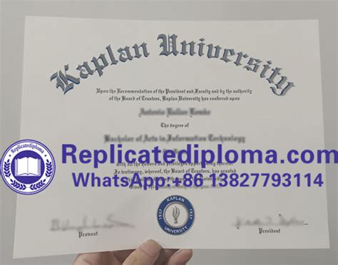 Order Fake Kaplan University Diploma Buy Fake Ku Degree Certificate