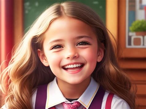 Premium Ai Image Cute Girl
