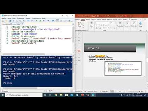 Aula Criação de Scripts no PowerShell YouTube