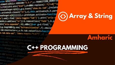 C Array String YouTube